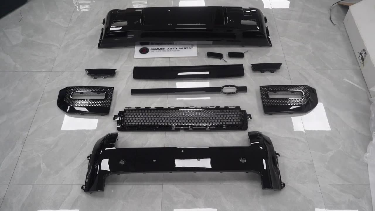 Summer Auto Parts New Design Gloss Black Front Bumper Body Kit For Land ...