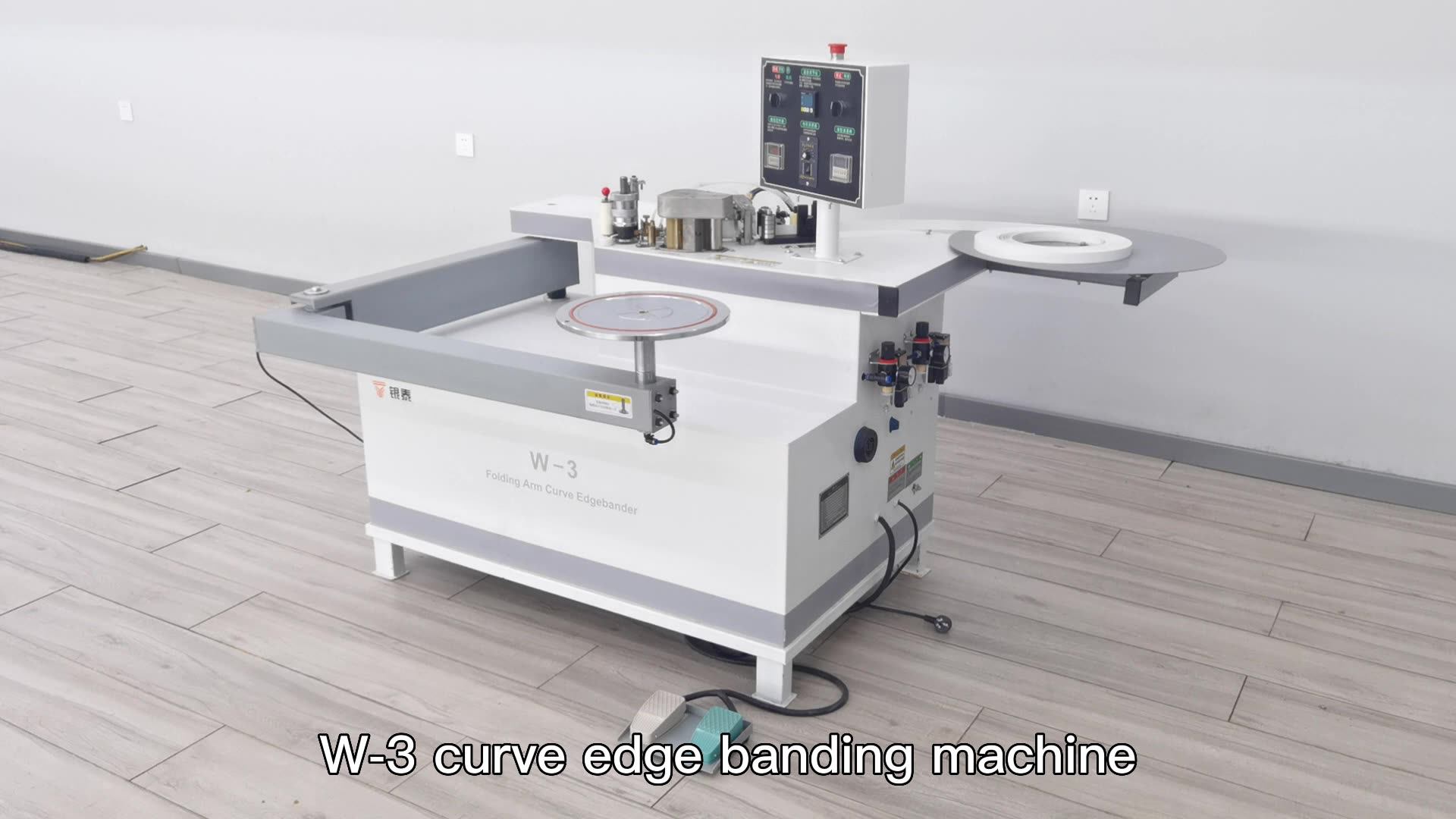 W2 W-3 Manual Folding Arm Curve And Straight Edge Banding Machine ...