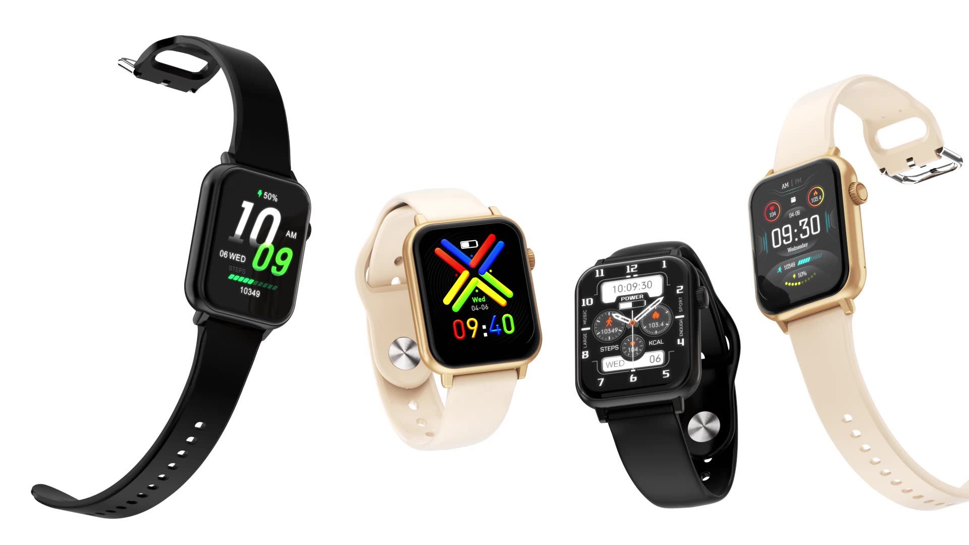 A60pro Smartwatch High Resolution Magnetic Charging Multi-health ...