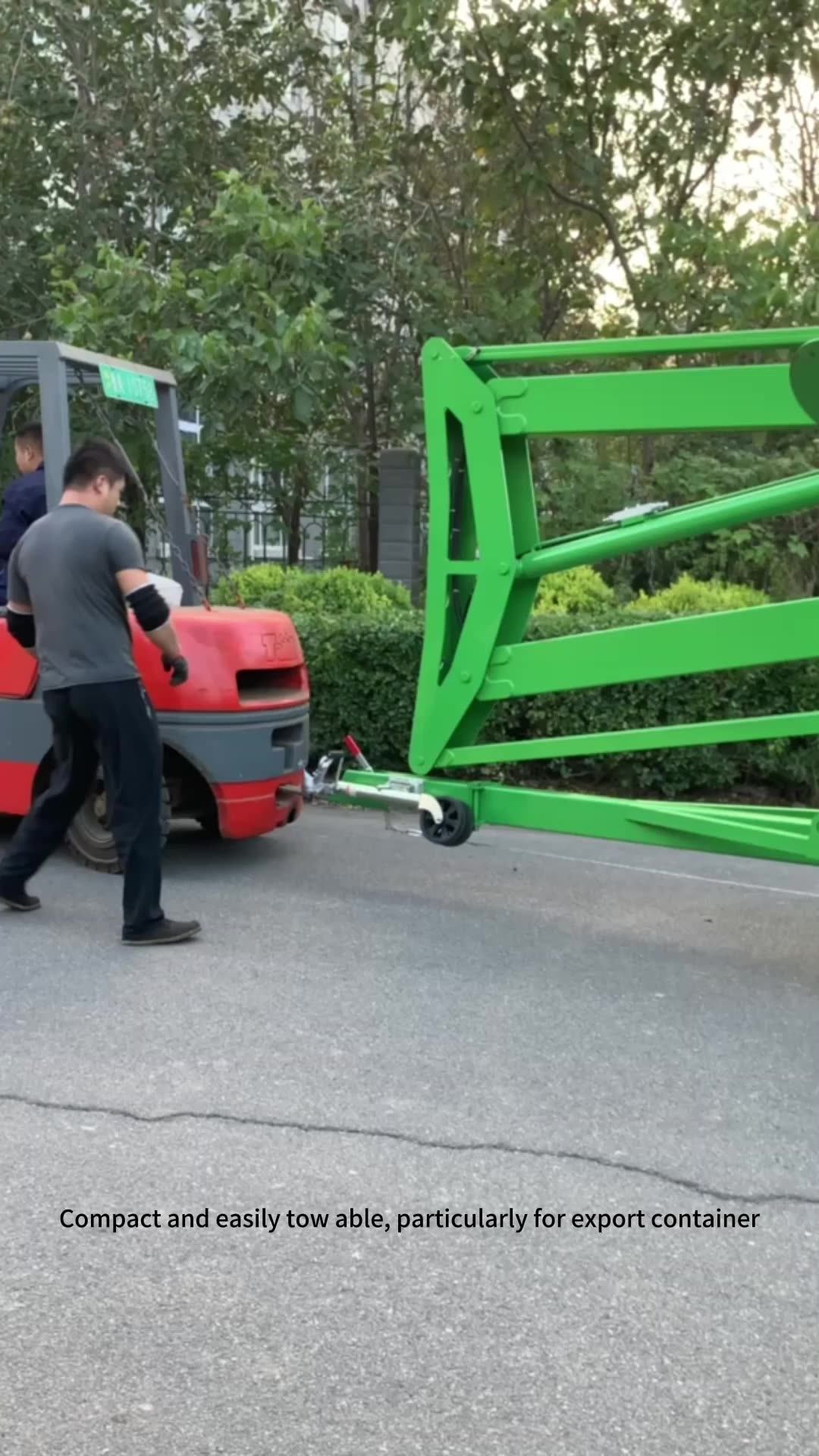 18m Mobile Folding Arm Curved Arm Lift Self-propelled Towable ...