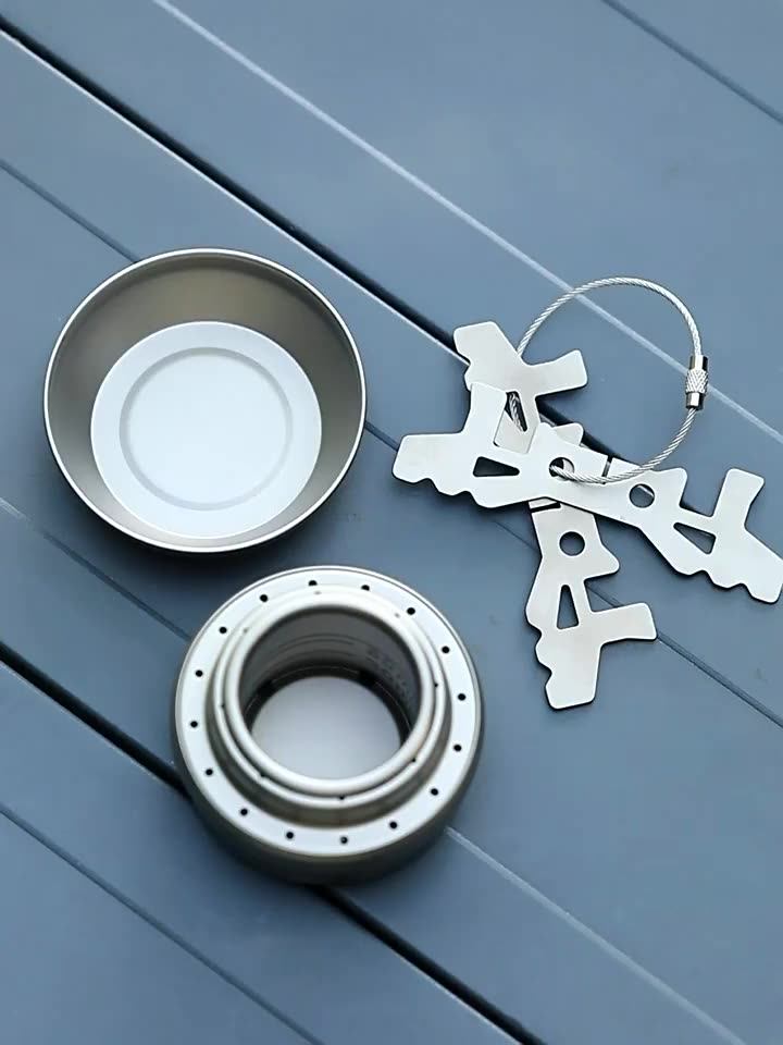 Hiking Titanium Liquid Alcohol Stove,Outdoor Camping Spirits Burner ...
