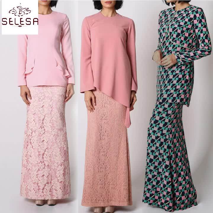 Latest Design Baju Kurung Jubba Thobe Indonesia Wholesale Abaya Islamic ...