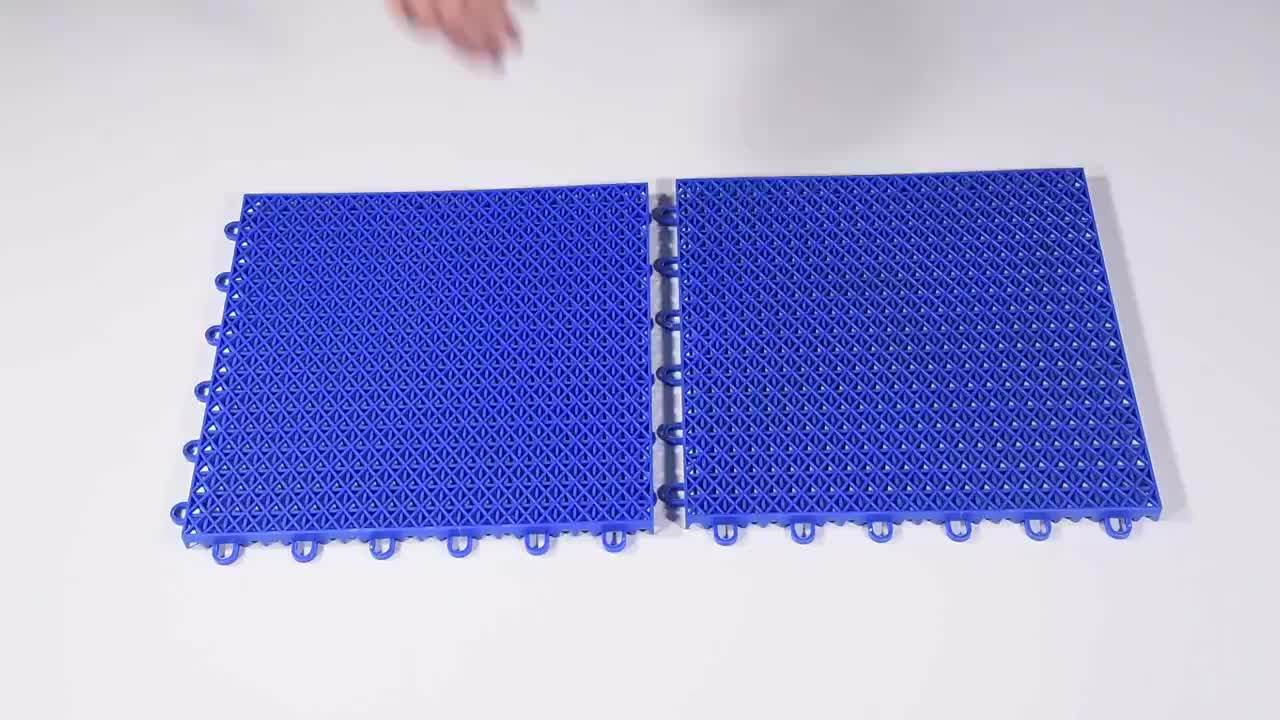 Multi-use Colorful Movable Interlocking Plastic Floor Tiles,Outdoor ...