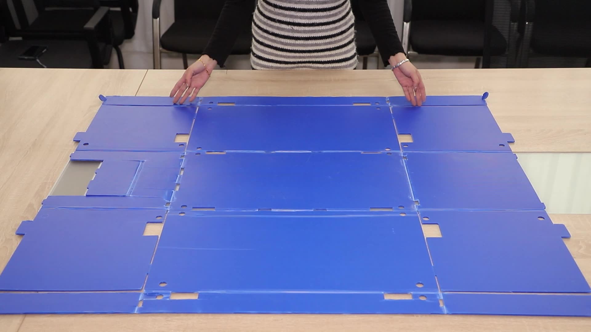 Hot Sale Foldable Correx Corflute Coroplast Pp Corrugated Plastic ...