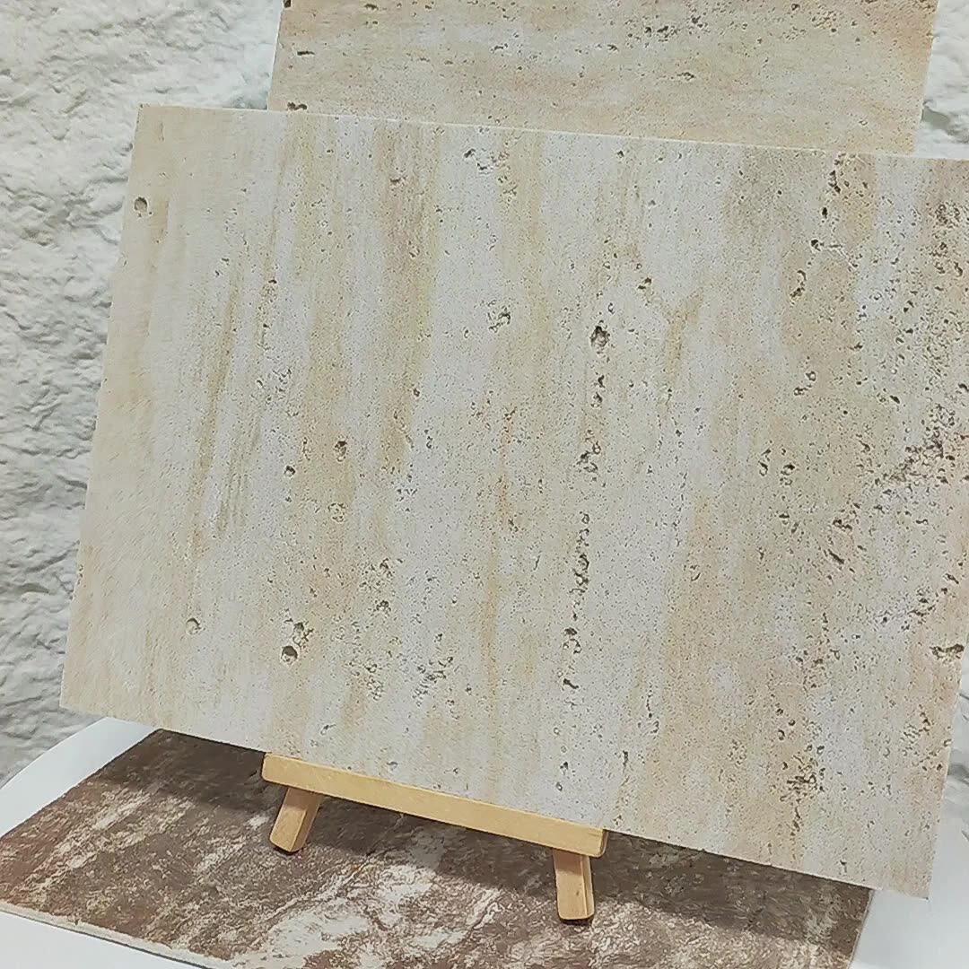 3d Travertine Stone Panel Flexible Veneer Sheet Exterior Decorative ...