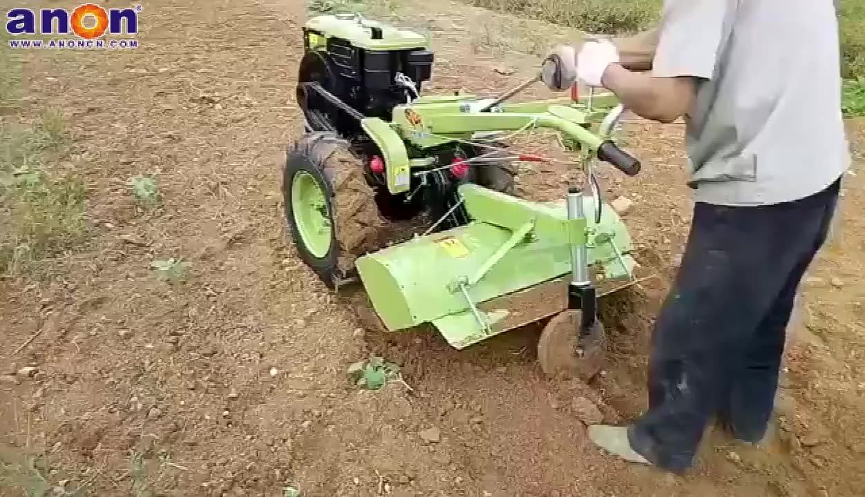Anon Diesel Engine Farm Used Walking Tractor Two Wheels 15hp Simplicity ...