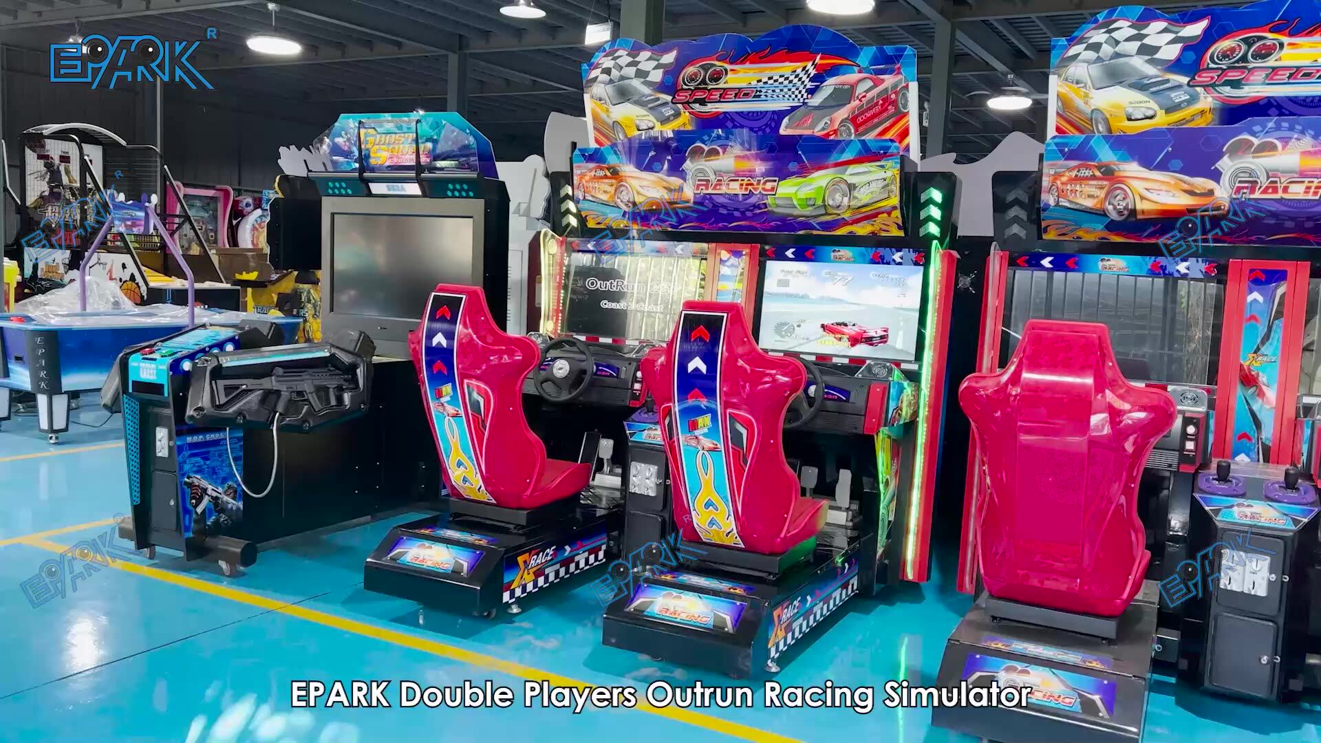 Hot Sell Racing Car Arcade Machine Twins Outrun Outrun Car Racing ...
