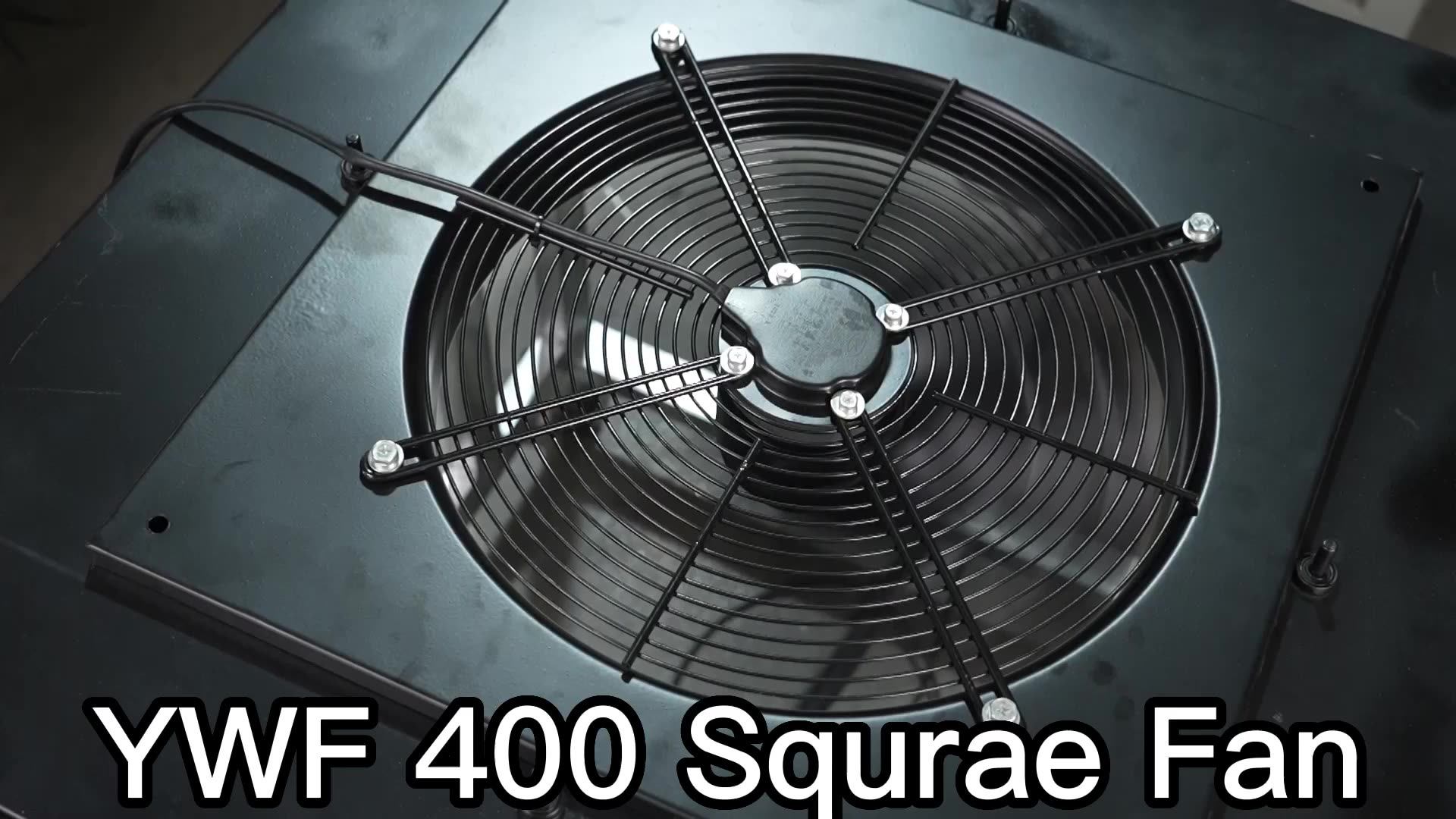 Ac Axial Airflow Fan 400mm 16inches External Rotor Motor Powered Square ...