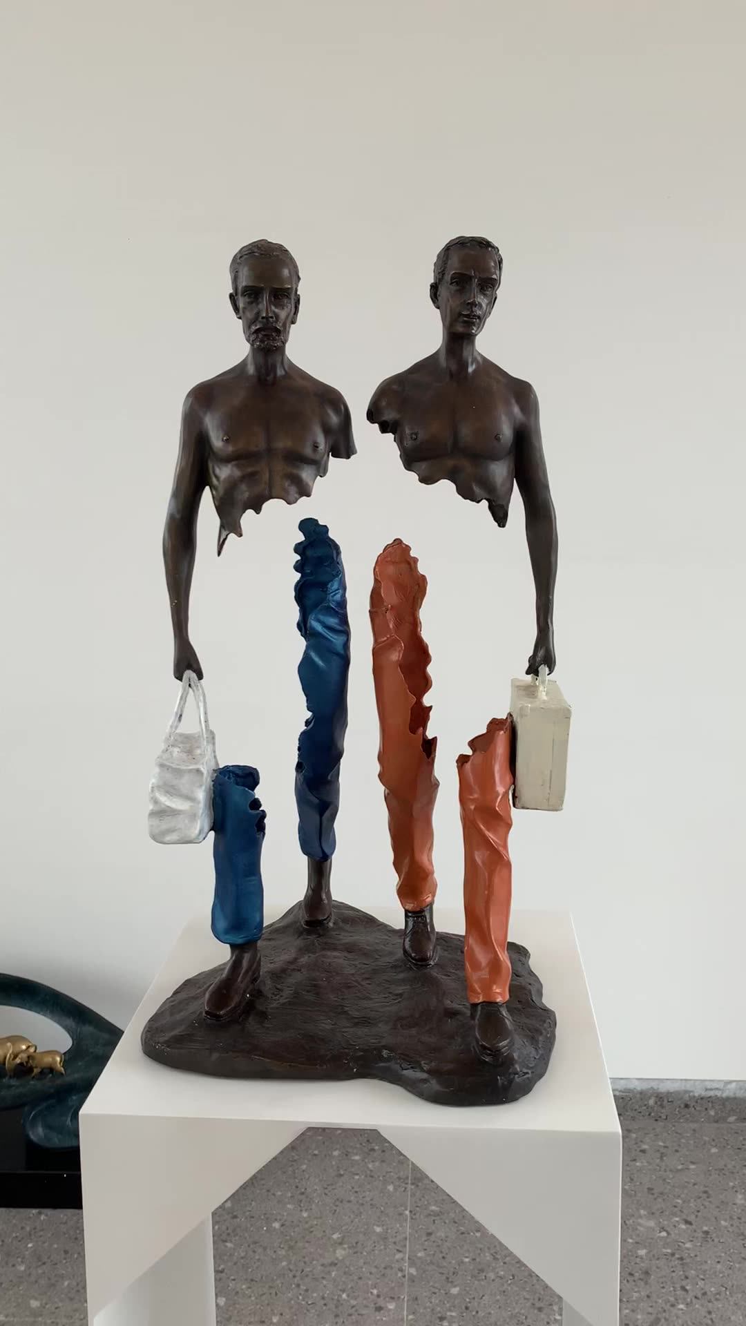 Dancing Bronze Statue Abstract Figurative Metal Art Sculpture - Buy ...