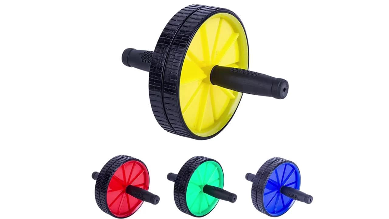 Abdominal Core Muscle Exercise Wheel Gym Body Building Training Ab ...