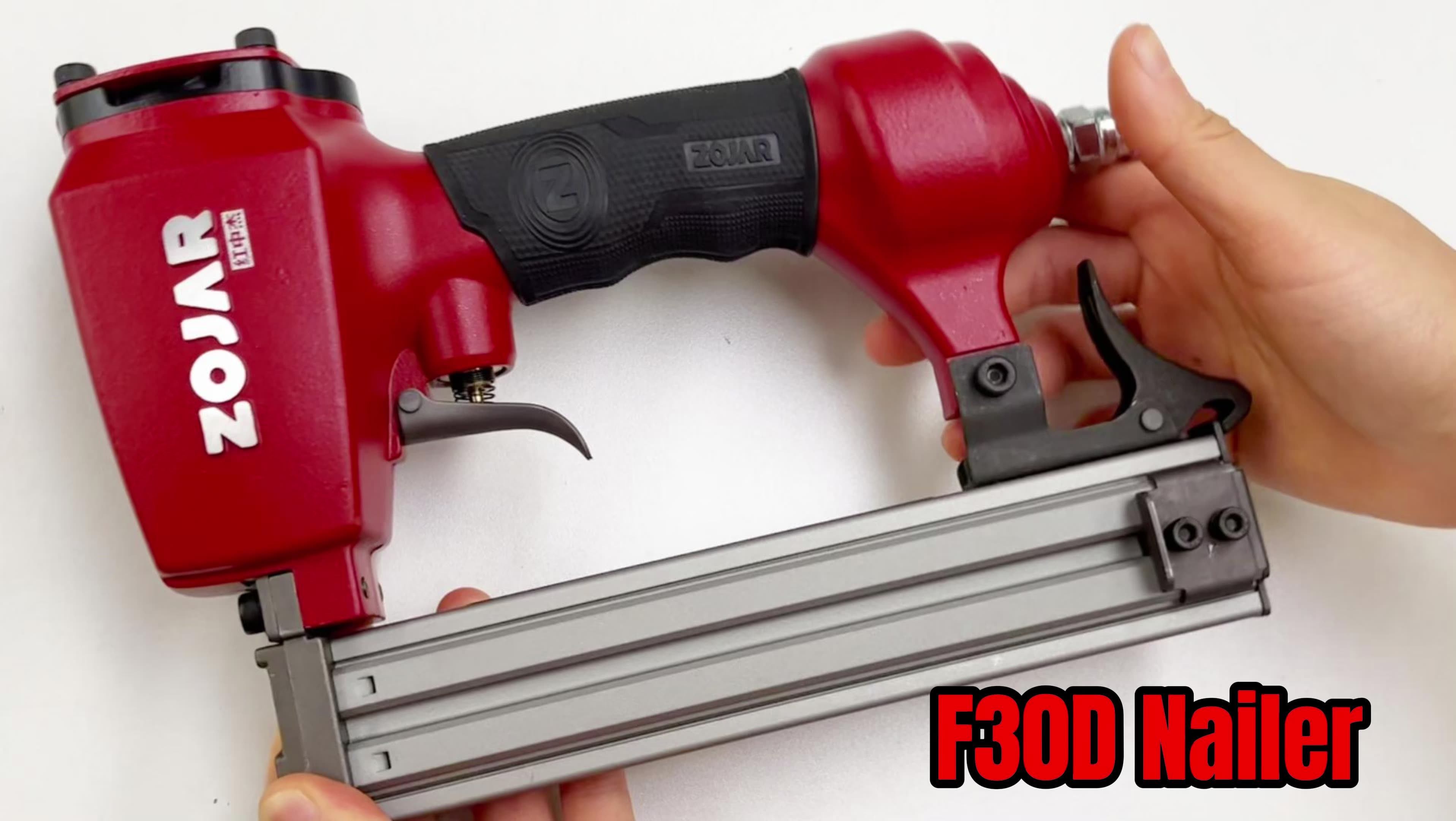 Wisdom 120v Pneumatic Staple Gun F30d 16 Gauge Brad Nail Nailers ...