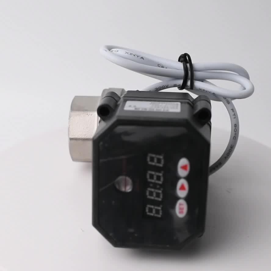 2 Way 3/4'' Brass Automatic Water Drain Valve With Timer - Buy Electric ...