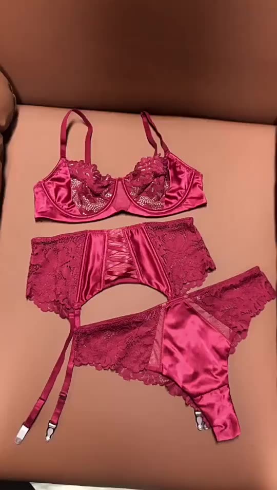 French Lingerie Sexy Womens Underwear Set Push Up Brassiere Lace