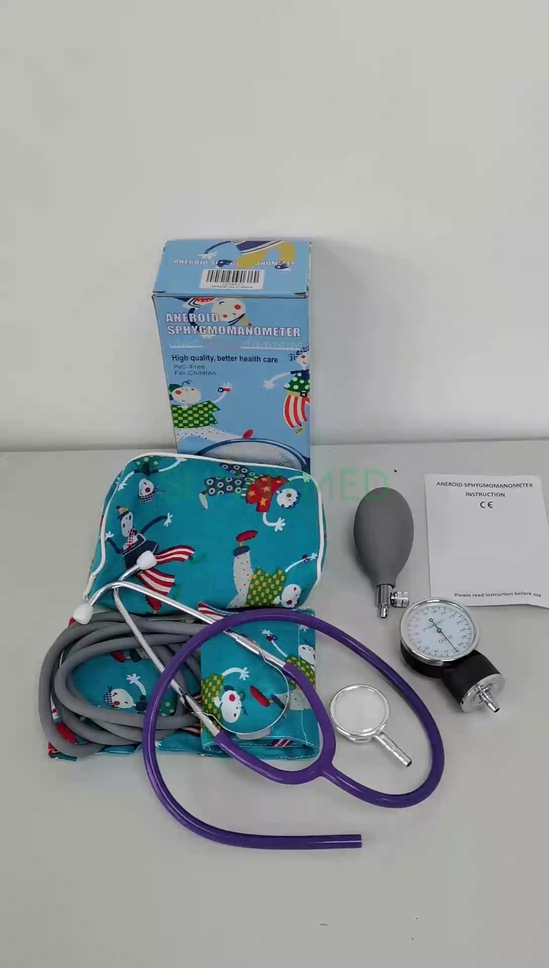 Sy-g018 Portable Pediatrician Clinic Diagnosis Aneroid Blood Pressure ...