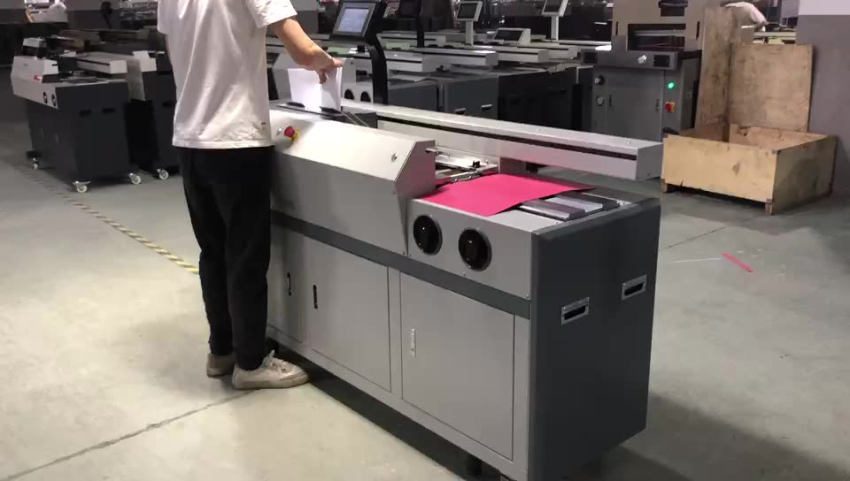 Tc60a3 Auto Hot Melt Perfect Book Binding Machines A3 Size With Side Glue - Buy Hot Melt Binding ...