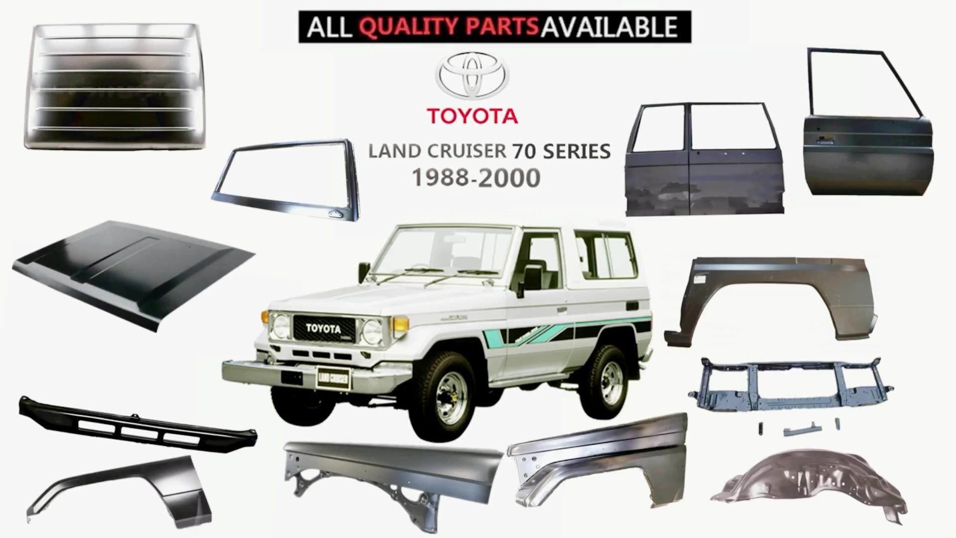 Land Cruiser 70 Series Fj70 Lc70 Bj70 Fj70 Hzj70 Lc71 Car Door,Hood ...