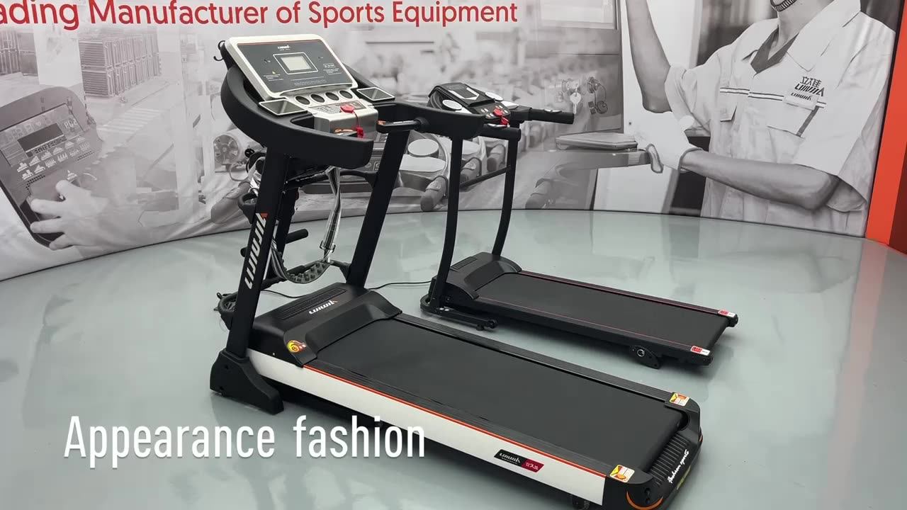 Lijiujia Commercial Gym Equipment Running Machine Folding Electric ...