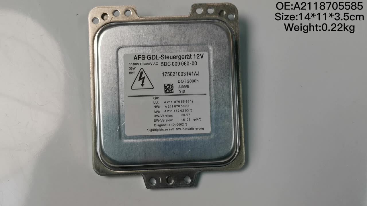 Js W211 Headlight Ballast Oe A2118705585 5dc009060-00 Original D1s Afs ...
