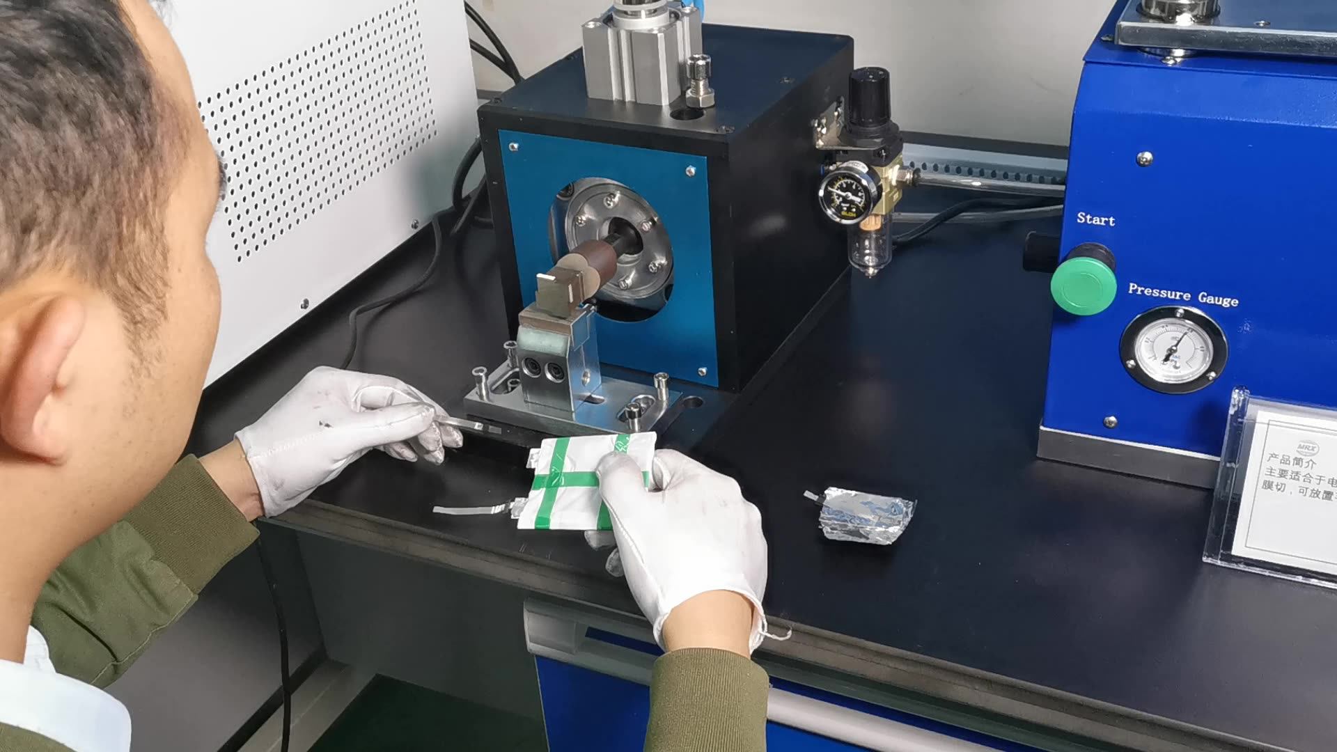 Lab Table Mini Lithium Battery Electrode Pouch Cell Ultrasonic Welder ...