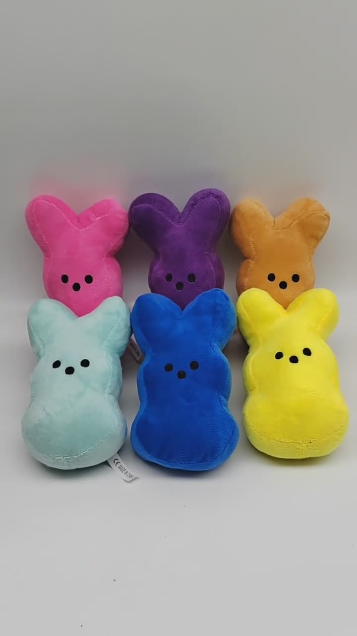 跨境新品Peeps兔子可爱卡通ins风格兔子电商热品PEEPS毛绒玩偶-阿里巴巴