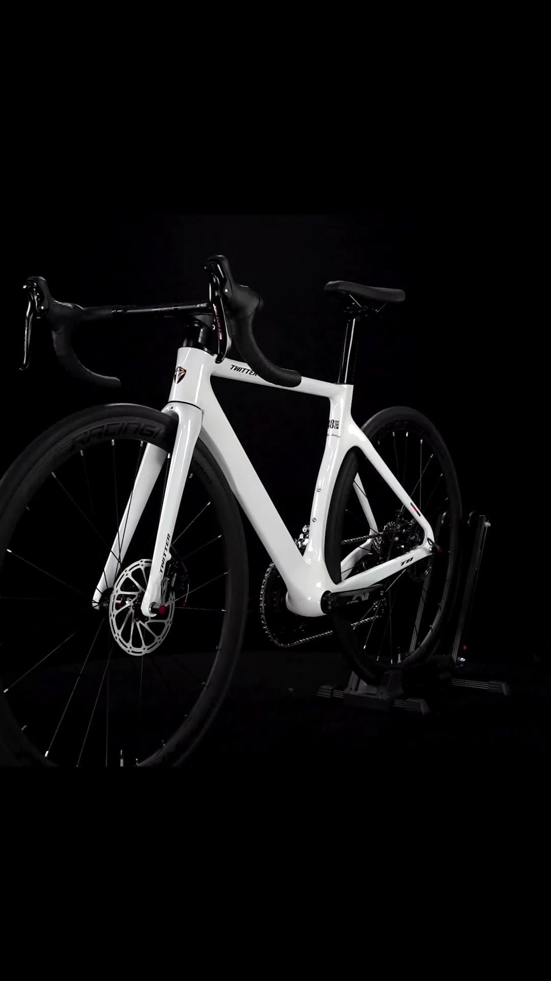 2024 Newest Twitter Road Bike T8 With Carbon Fiber Frame Light Road ...