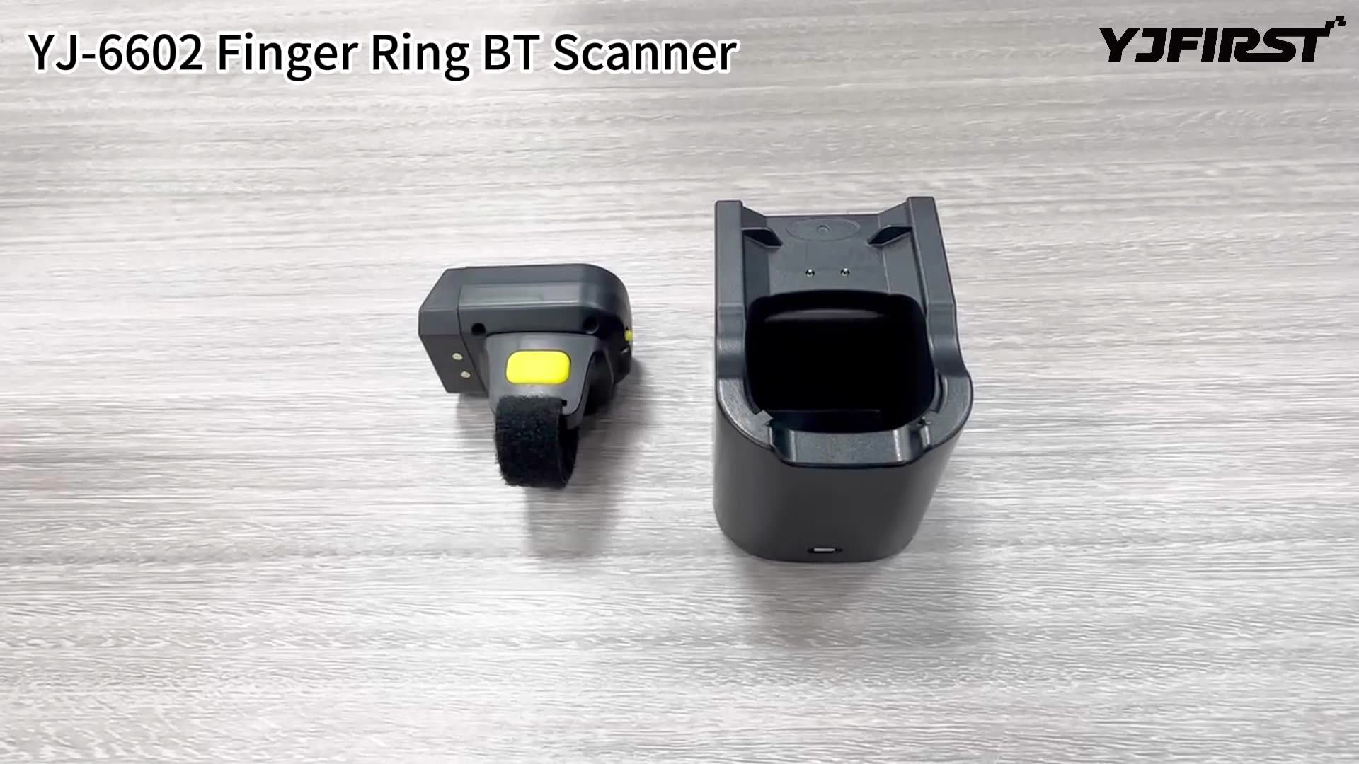Yjfirst Ring Barcode Scanner Finger Barcode Reader Mini Pocket Portable ...