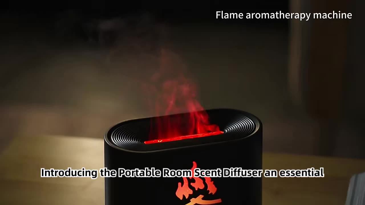 Portable Room Scent Diffuser Home Essentials Electronic Air With Flame ...