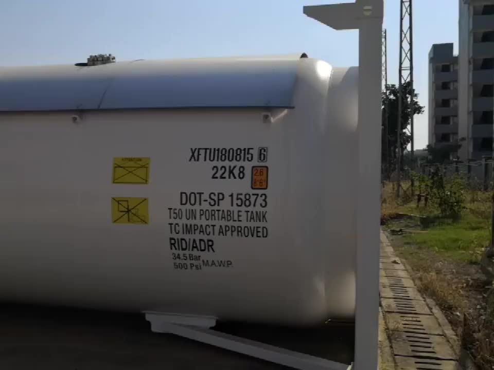 20cbm T50 20ft Lpg/lng/chlorine/lo2/ln2/lco2/cooking Gas Container Lpg ...