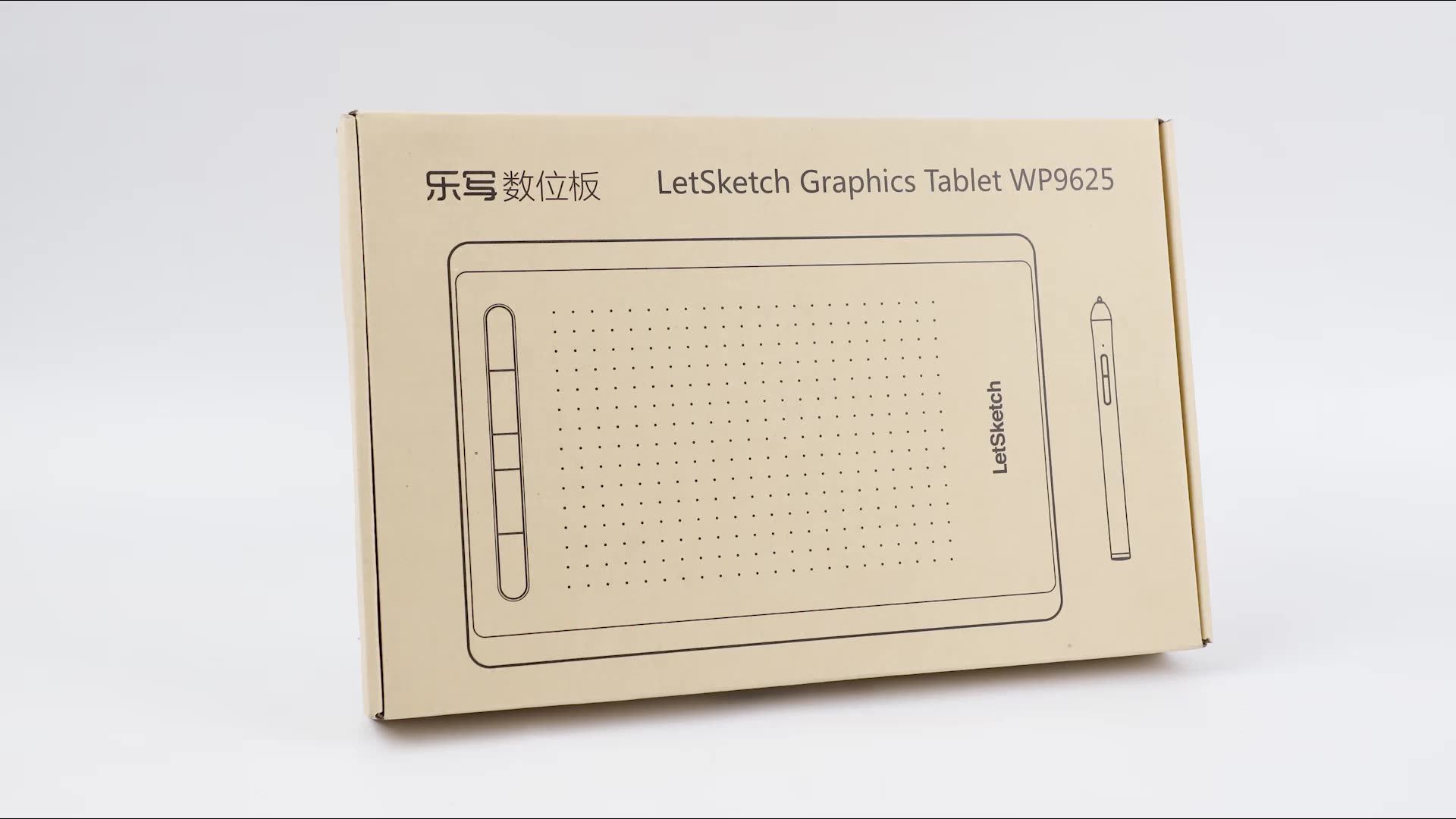 Letsketch Latest Model Wp9625 Wireless Graphic Drawing Pen Tablet With ...