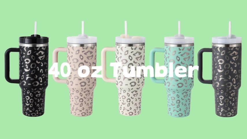 Custom Logo Taza Tasses 40 Oz Cup Quencher H2.0 Tumbler 30oz 40oz ...