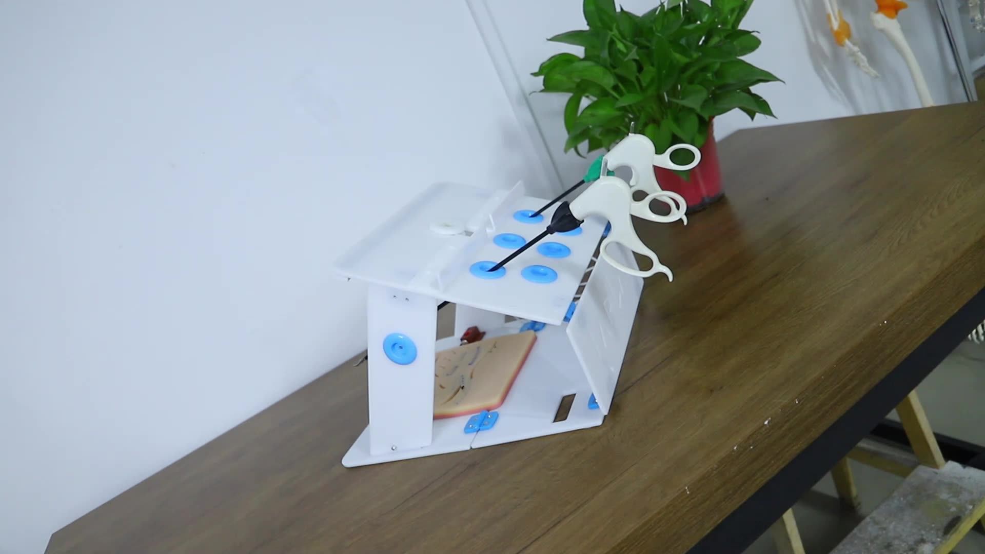 Advanced Vivid Abdominal Laparoscopic Trainer Box Simulator ...