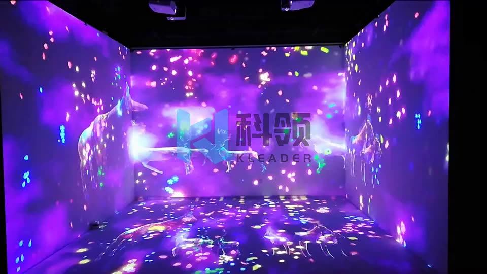 Cave Interactive Projection Holographic Immersive Virtual Reality 3d ...