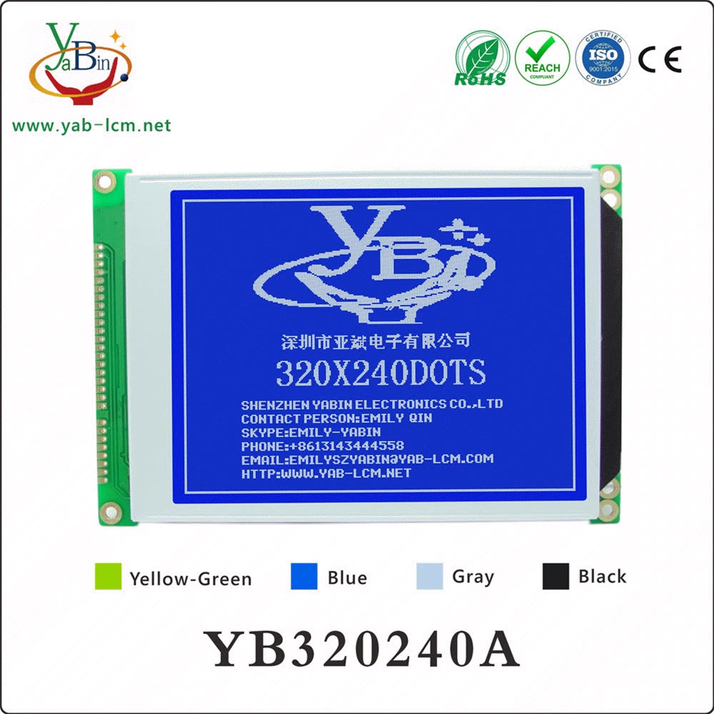 5.7 Inch 320240 320x240 Monochrome Graphic Lcd Dispaly Module With ...