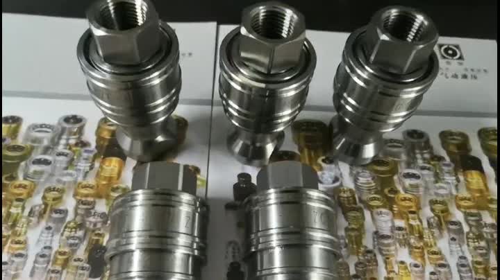 KZF2-6快速接头KZF-02SF-02PF开闭式气液快速接头ZG1/4不锈钢304-阿里巴巴