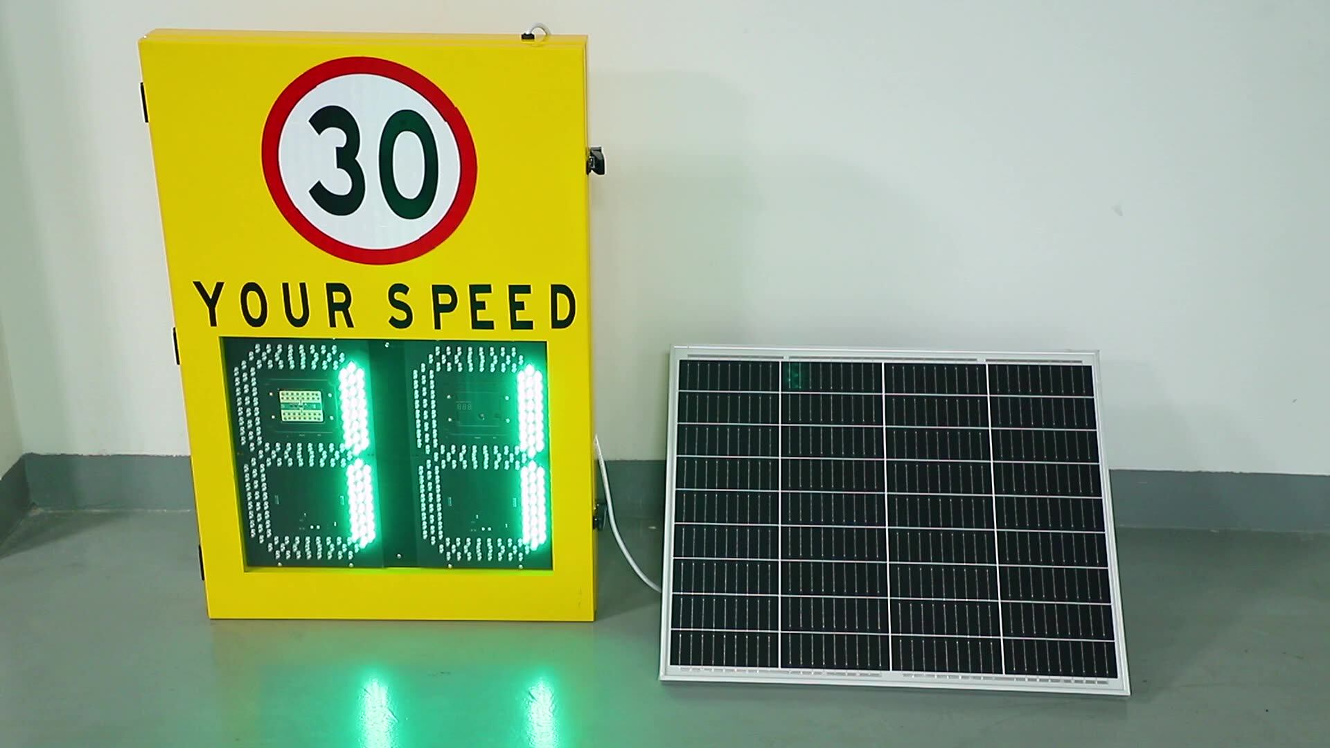 900*600mm Led Driver Feedback Sign With Speed Limit Display - Buy ...