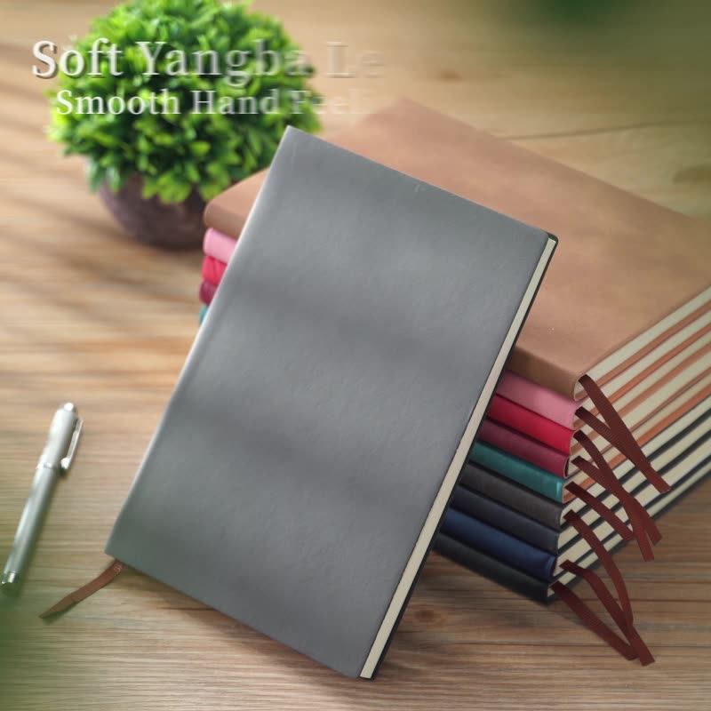 Custom Printing B5 A5 A6 Soft Pu Leather Cover Notebook Fashion Simple ...