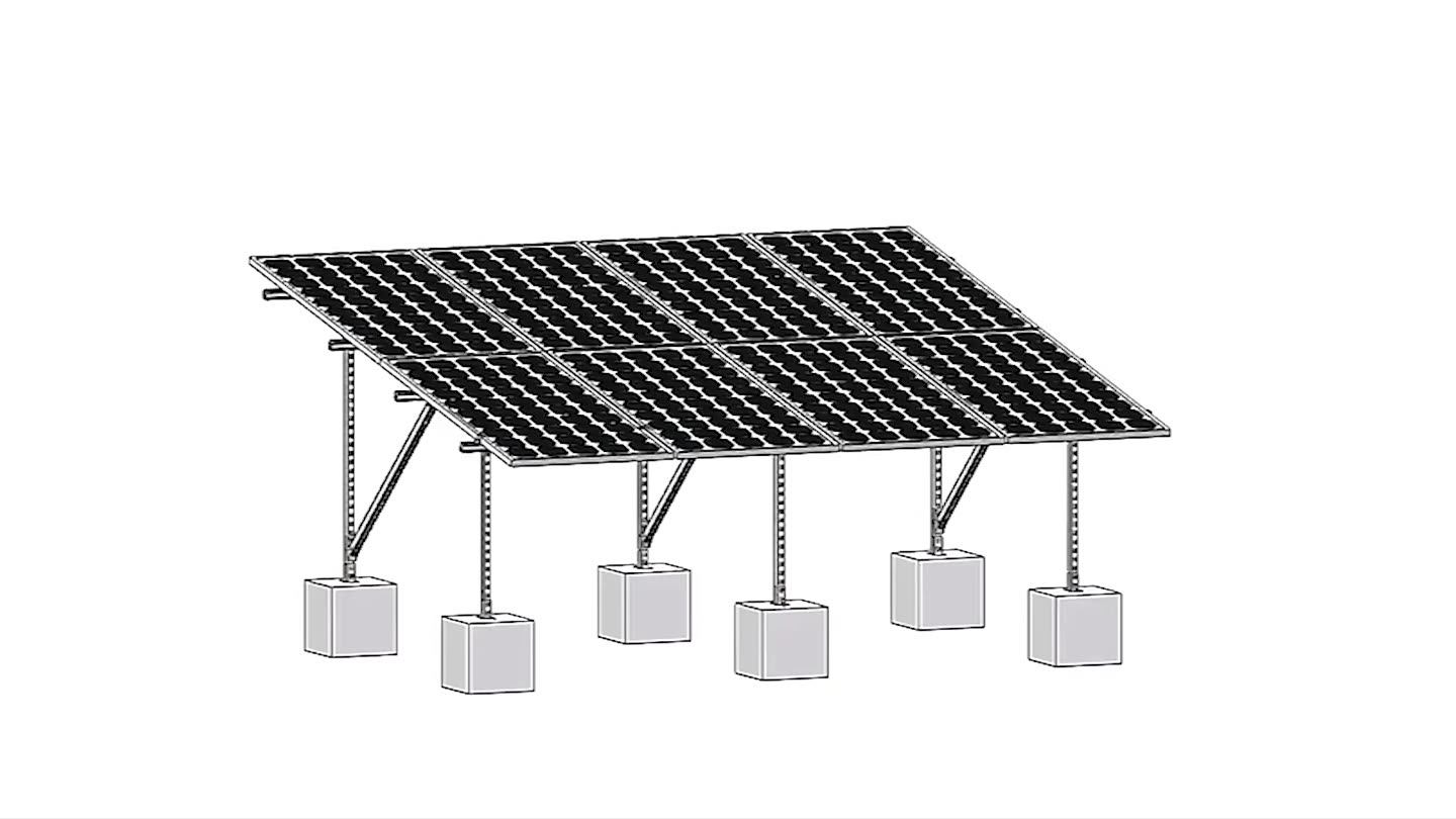 Customizable Adjustable Solar Panel Brackets Solar Mounting Structure ...