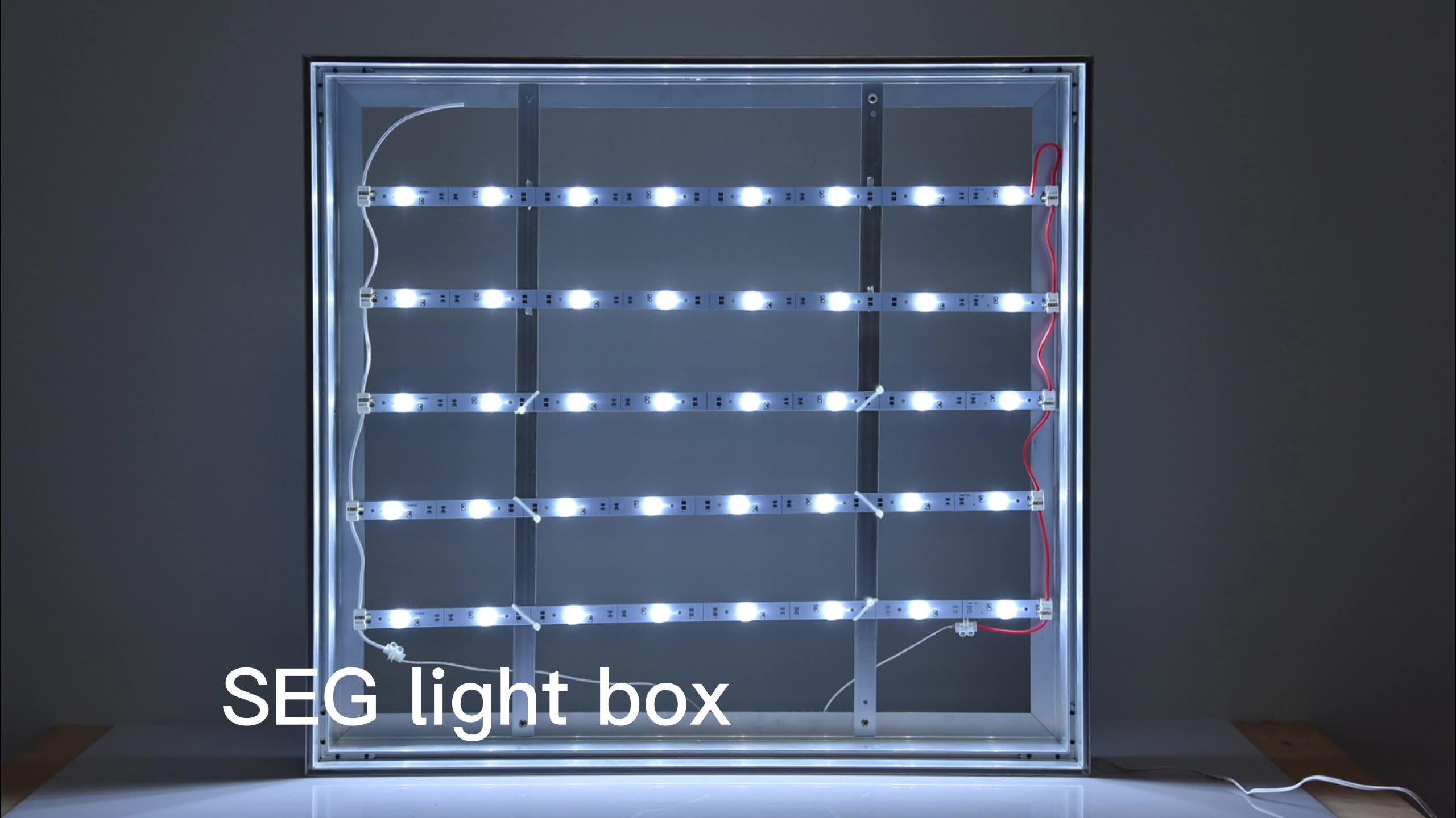 Exhibition Booth Illuminated Seg Fabric Aluminum Frame Advertising Flexible Led Fabric Light Box ...