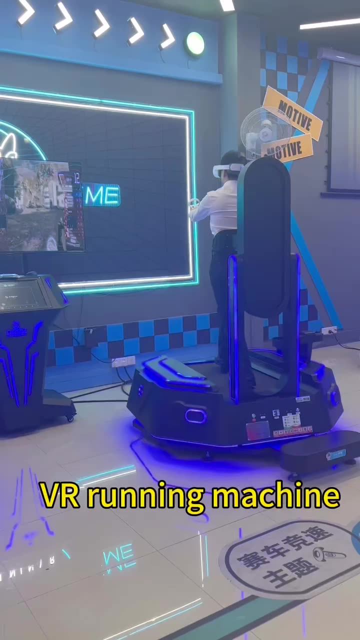 Amusement Park Simulator Shooting Vr Running Platform 360 Degree Omni ...