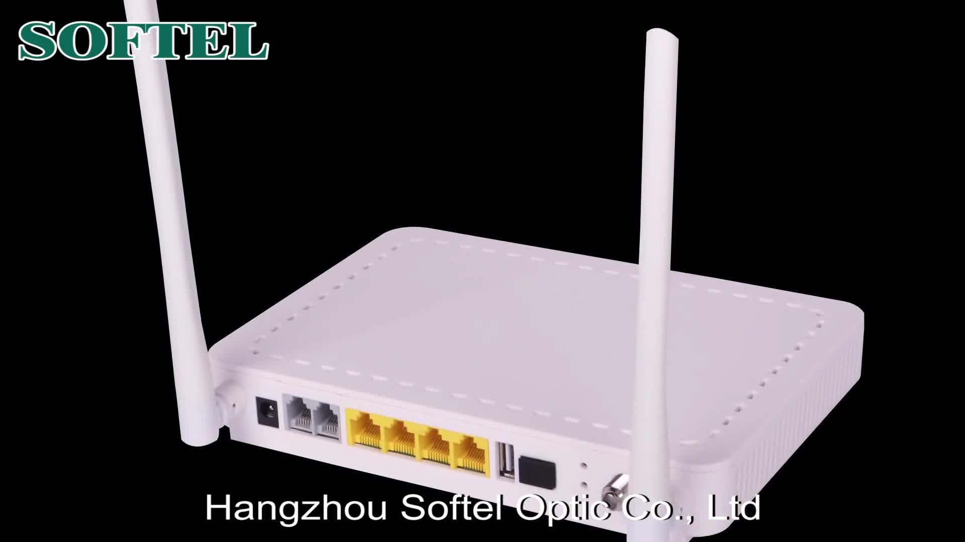 Epon Ont 1ge 4 Port Fiber Optical Network Unit10/100/1000m Fiber Router ...