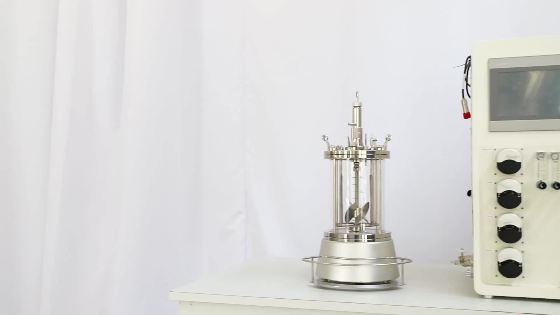 Glass Benchtop Plant Cell Culture Bioreactor With Ce Certification ...