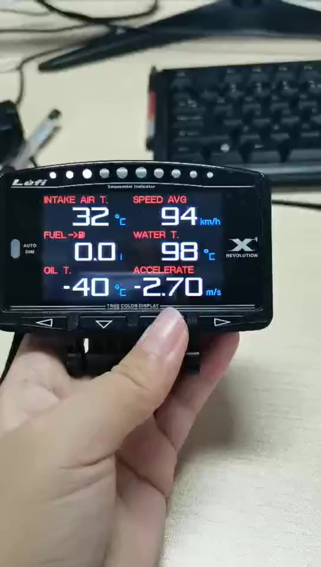 Wholesale Lufi Obd X1 Digital Meter Obd Diagnosis Obd Monitor Universal ...