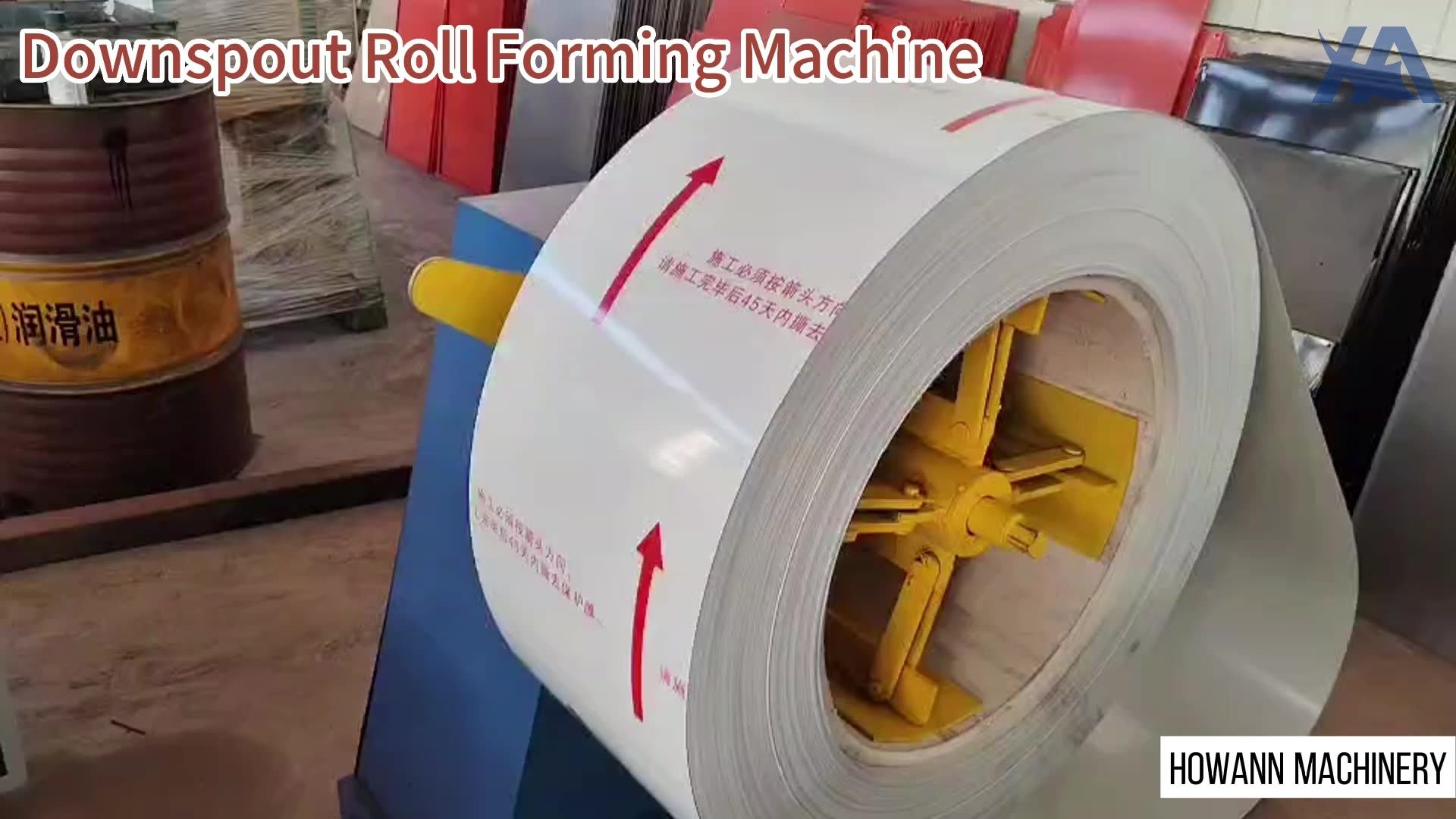 New Technology Metal Downspout Gutter Making Machine Rain Water Steel ...