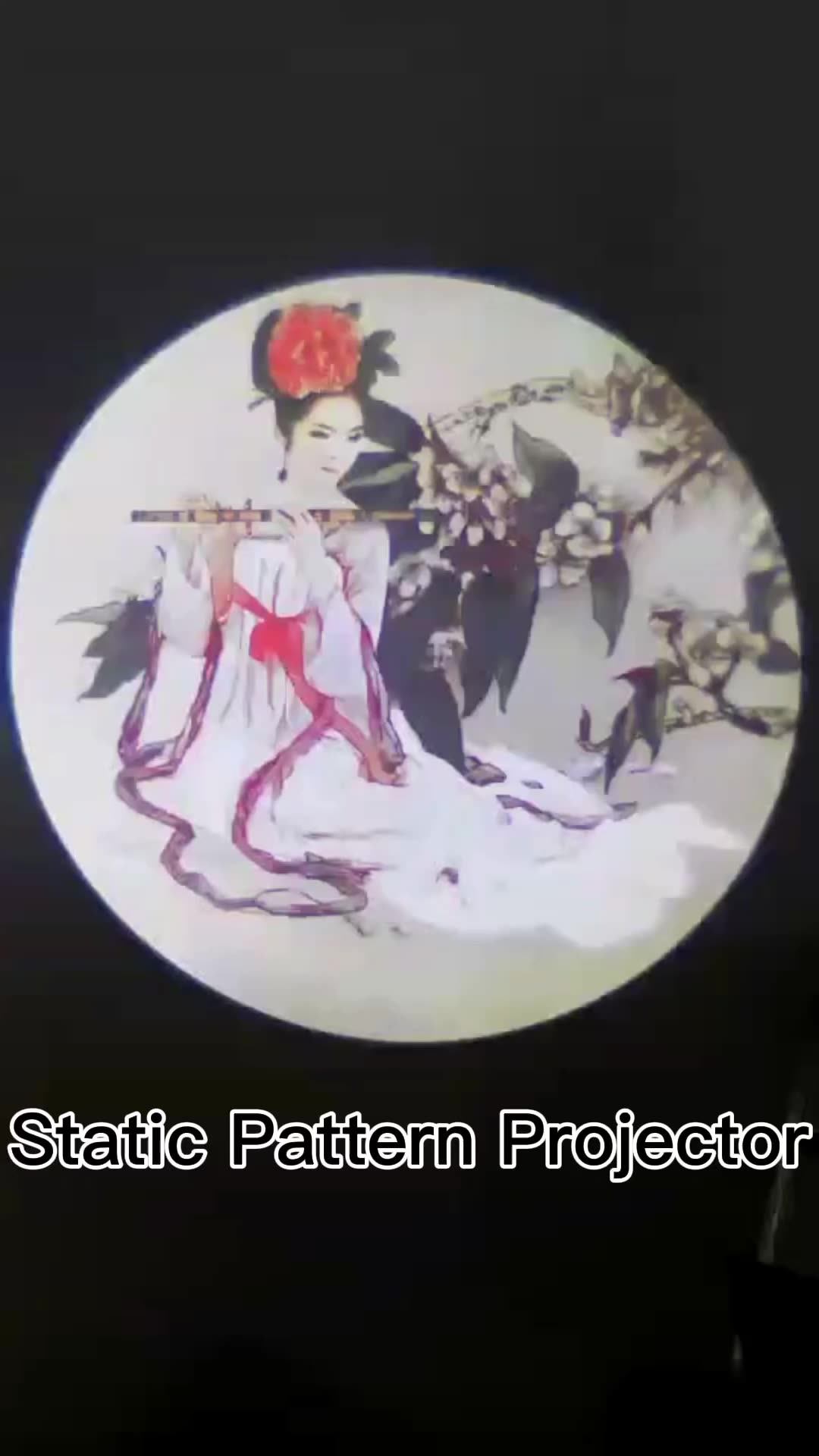 China New Design 5w Mini Led Logo Projector Light With Rotating Gobo ...