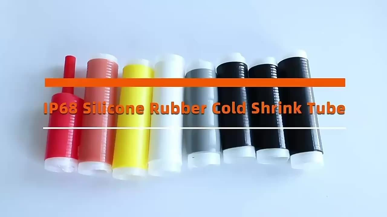 Ip68 Sealing Silicone Rubber Clear Cold Shrink Wrap Tube For 4g/5g ...