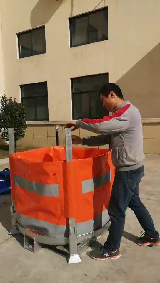 Collapsible 1000l Flexible Ibc Totes For Liquid Storgage And ...