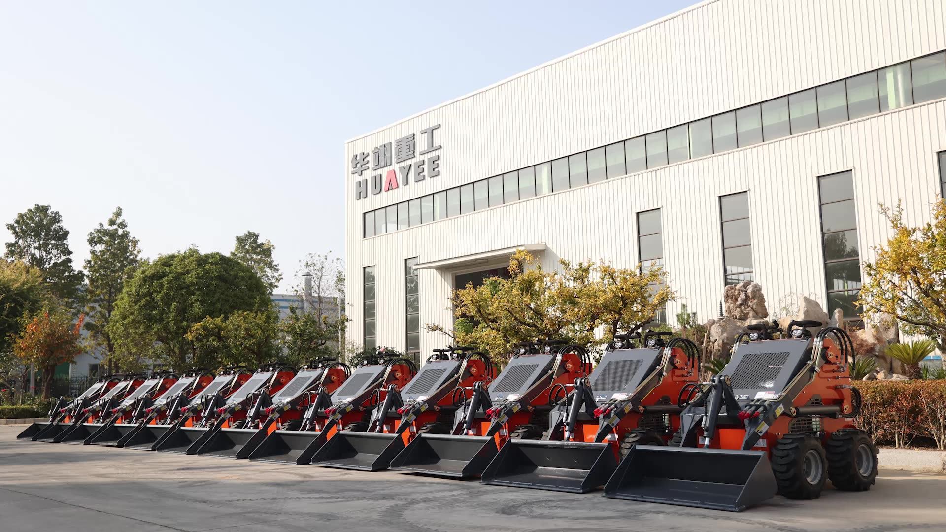 2023 New Skid Steer Front End Loader Multifunctional Mini Skid Steer ...