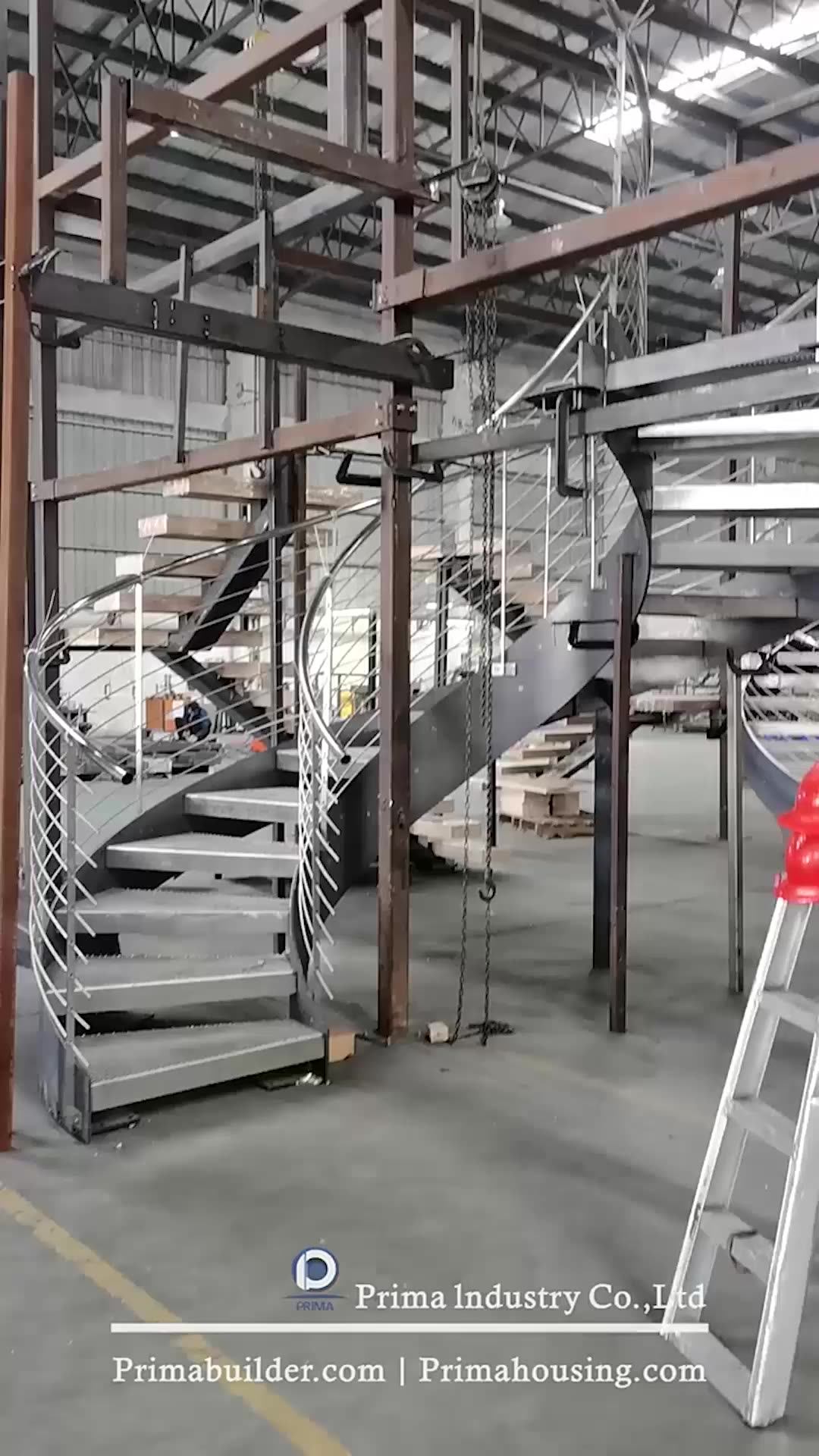 Prima Spiral Staircase Railing Staircase America Widely Used Glass ...