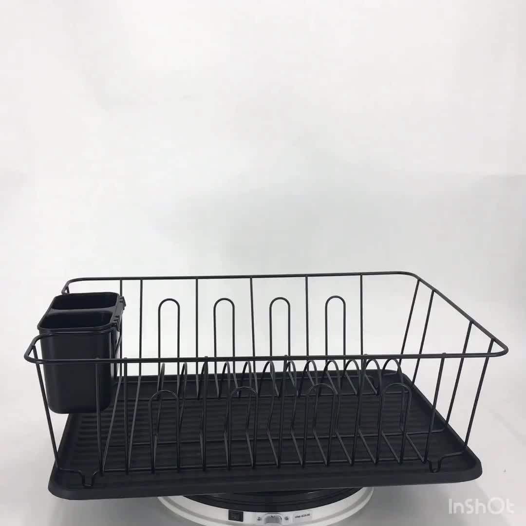 Household Kitchen Use Blue Wall Dish Drainer Rack Iron - Buy Blue Dish ...