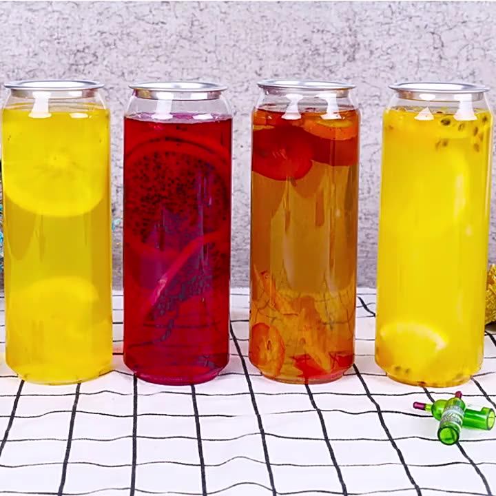 Maysure 350ml Pet Transparent Soft Drink Can Empty Plastic Soda ...